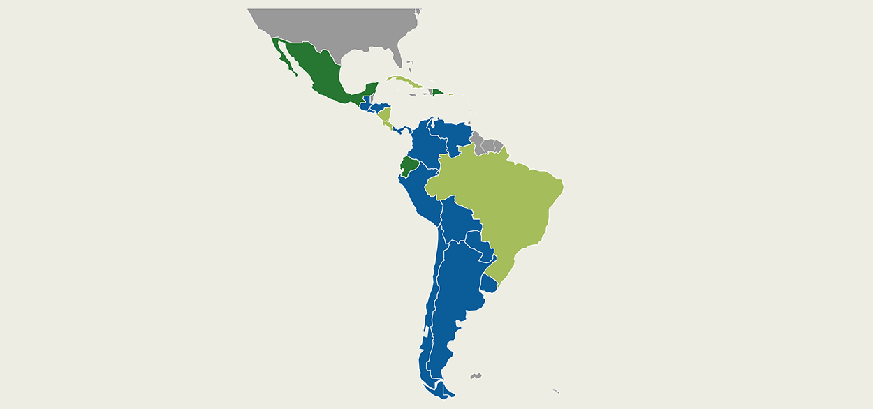 Map: Latin American Air Travel Rules for Foreigners amid COVID-19 | AS/COA