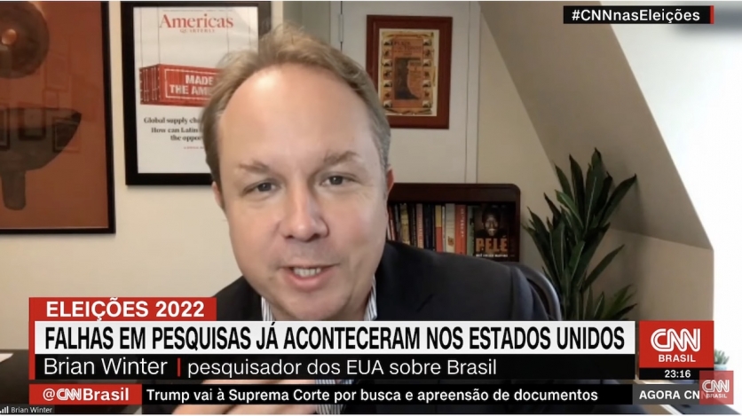 Brian Winter na CNN Brasil: Pesquisas eleitorais nas eleições nos EUA e ...
