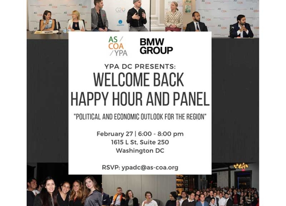 YPA DC: Welcome Back Happy Hour and Outlook Panel | AS/COA