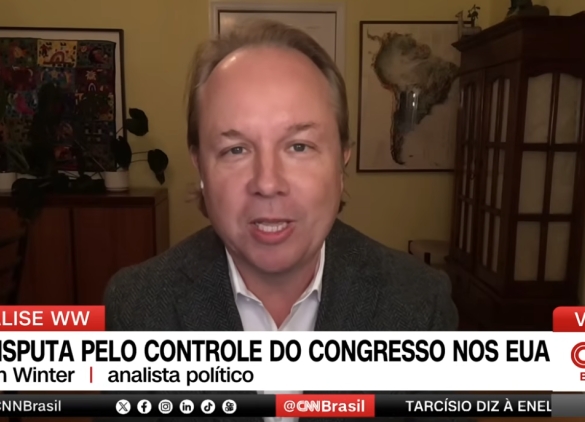 Brian Winter na CNN Brasil, sobre as eleições legislativas nos Estados ...