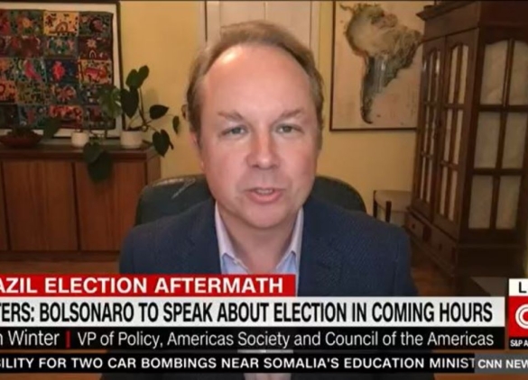 Brian Winter on CNN: Brazil's Presidential Election Results | AS/COA