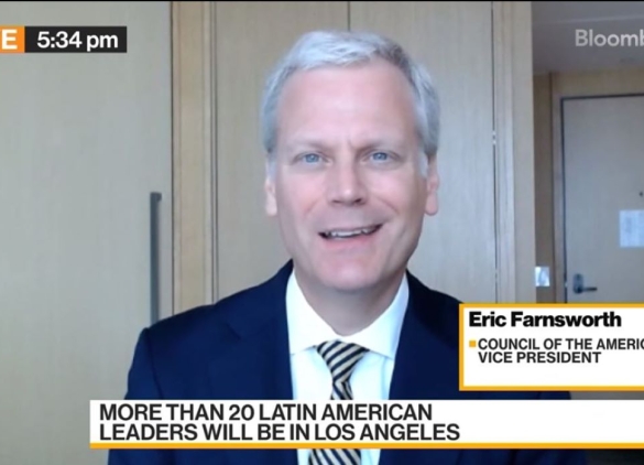 Eric Farnsworth on Bloomberg: The Summit of the Americas | AS/COA